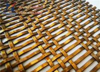 China Architectural Ss T304 Crimped Woven Wire Mesh Flat Fluted Single Crimped Wire Grille for sale