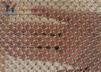 China 1.0mm Artistic Honeycomb Coil Drapery Mesh Decorative Partitions Aluminium for sale