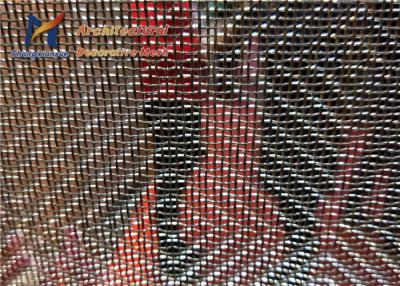 China 30m Ultra Fine Copper Mesh Screen Golden Wire Mesh Room Dividers for sale