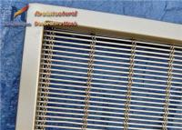 China 436 Cladding Stainless Steel Cable Mesh 36mm Facade Dividers for sale