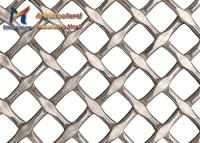 China Grey Architectural Woven Wire Mesh 12mm Crimped Stainless Steel Square Mesh for sale