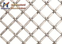 China SS316 Decorative Woven Wire Mesh Pattern 1.8mm Antique Brass for sale