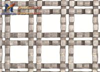 China 18mm Architectural Woven Wire Mesh Infill Panel Electrolytic Polishing for sale