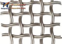 China Hotels Architectural Woven Wire Mesh Twist Crimped 9 Gauge for sale