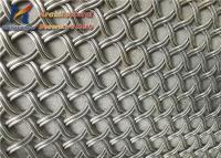 China Hotels Architectural Woven Wire Mesh Twist Crimped 9 Gauge for sale