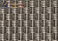 China Cladding Partitions Elevator Mesh 2.0mm Decorative Woven Wire Mesh for sale