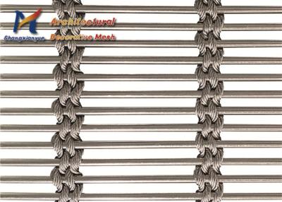 China SS201 Decorative Wire Mesh Panels 8m Hotel Window Shade for sale