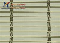 China Electrolytic Polishing Architectural Cable Mesh 80mm Facades Curtain for sale