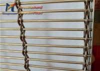 China Electrolytic Polishing Architectural Cable Mesh 80mm Facades Curtain for sale