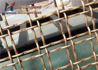 China 2.0mm Ceiling Architectural Woven Wire Mesh Electrolytic Polishing for sale