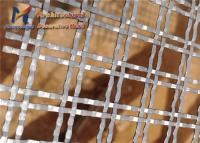 China 18mm Architectural Woven Wire Mesh Infill Panel Electrolytic Polishing for sale