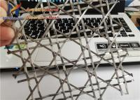 China 4m Architectural Woven Wire Mesh Divider SS304 Stainless Steel for sale