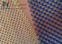 China Lobby Ceiling Coil Drapery Mesh 2.0mm 4mm Stainless Steel Chain Mesh for sale