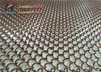 China Golden Aluminum Wire Mesh Screen Flexible Dividers 1.5mm for sale
