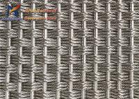 China 5mm Architectural Wire Mesh Panels Hotel Elevator Facades Antique Brass for sale