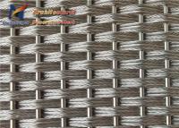 China 5mm Architectural Wire Mesh Panels Hotel Elevator Facades Antique Brass for sale
