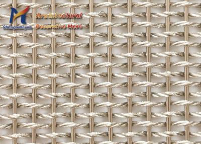 China 20m SS316 Architectural Cable Mesh Cladding Railing Infill Panels for sale