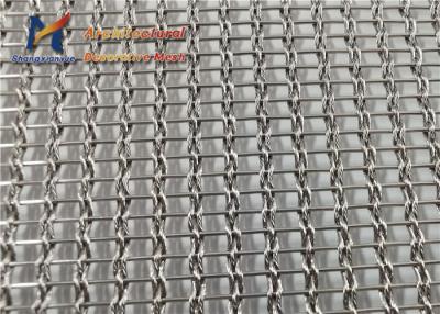 China Glass Laminated Ceiling Architectural Cable Mesh 5.5mm SS304 for sale