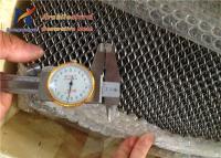 China Fireproof Coil Drapery Mesh 4mm 1.5mm Mild Steel Mesh Panels for sale