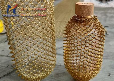 China 4mm Decorative Metal Mesh Screen Lamp Shade Aluminium Alloy Wire Mesh for sale