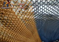 China Hotel Lobby Coil Drapery Mesh 10m Decorative Metal Mesh Panels for sale