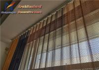 China Hotel Lobby Coil Drapery Mesh 10m Decorative Metal Mesh Panels for sale