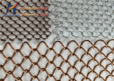 China Antique Brass Coil Drapery Mesh for sale