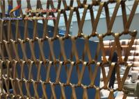 China Restaurant Cladding Spiral Wire Mesh 15mm 316 Stainless Steel for sale