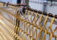 China Restaurant Cladding Spiral Wire Mesh 15mm 316 Stainless Steel for sale