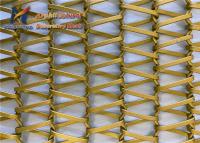 China Space Dividers Spiral Wire Mesh 1mm 2.0mm Antique Brass for sale