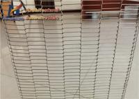 China Curtain Spiral Wire Mesh 1.6mm 50mm 304 Stainless Steel Mesh Screen for sale