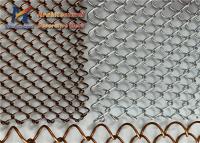 China 1.0mm Spiral Coil Drapery Mesh Aluminium Alloy Electrolytic Polishing for sale