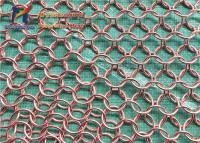 China 316L Stainless Steel Chainmail Curtain 1.5mm 30mm Wire Mesh for sale