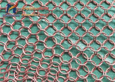 China 316L Stainless Steel Chainmail Curtain 1.5mm 30mm Wire Mesh for sale