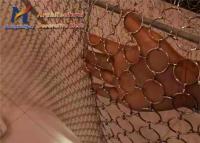 China Black Chain Link Screen Mesh 1.5mm 10mm Architectural Stainless Steel Mesh for sale