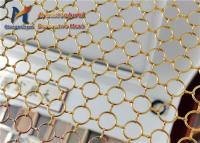 China Hotels Drapery Ring Mesh Curtain 2.0mm Mild Steel Mesh Sheet for sale