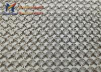 China Facade Ceiling Wire Mesh Partition Panels 0.8mm 10mm Round Hole for sale