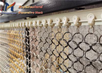 China Library Chainmail Decorative Metal Curtain 15mm Stainless Steel 316 Wire Mesh for sale