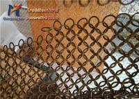China Office Ring Mesh Curtain 1.5mm 12mm Mild Steel Mesh Panels for sale