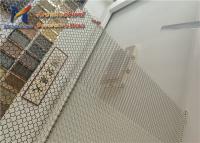 China Office Ring Mesh Curtain 1.5mm 12mm Mild Steel Mesh Panels for sale