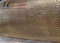 China Coated Laminated Glass Wire Mesh 0.8mm Decorative Metal Mesh Screen for sale