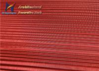 China Fireproof Laminated Glass Wire Mesh Red Stainless Steel 316 for sale