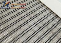 China Bulletproof Silver Glass Wire Mesh 30m Aluminum Woven Wire Mesh for sale