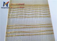 China Gold Facade Metal Mesh 30m 316 Stainless Steel Mesh Screen for sale