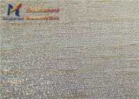 China Balcony InterLayer Wired Glass Panel 1.0mm Aluminum Wire Mesh Screen for sale