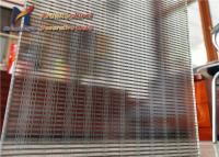 China SS316L Glass Wire Mesh 30m 1.2mm Laminated Glass With Fabric Interlayer for sale
