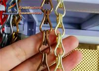 China Lamp Shade Aluminum Chain Curtains 2.0mm Heavy Duty Chain Fly Screen for sale