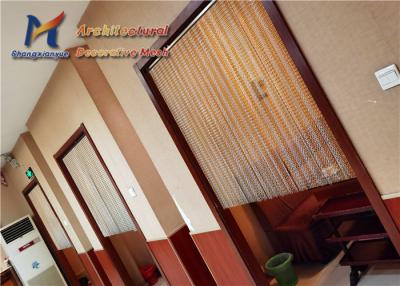 China Hanging Aluminum Chain Curtains 2.0mm Fly Insect Screen for sale