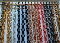 China Restaurant Colorful Aluminum Chain Curtains 2.0mm Decorative Metal Curtain for sale