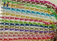 China Restaurant Colorful Aluminum Chain Curtains 2.0mm Decorative Metal Curtain for sale
